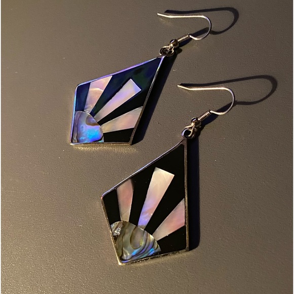 alpaca | Jewelry | Vintage Alpaca Mexico Abalone Shell Mother Of Pearl ...